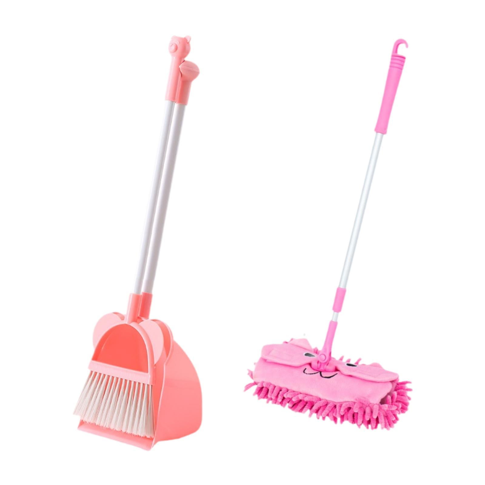 Almencla Mini Broom with Dustpan Mop for Kids Kids Cleaning Set for Age ...