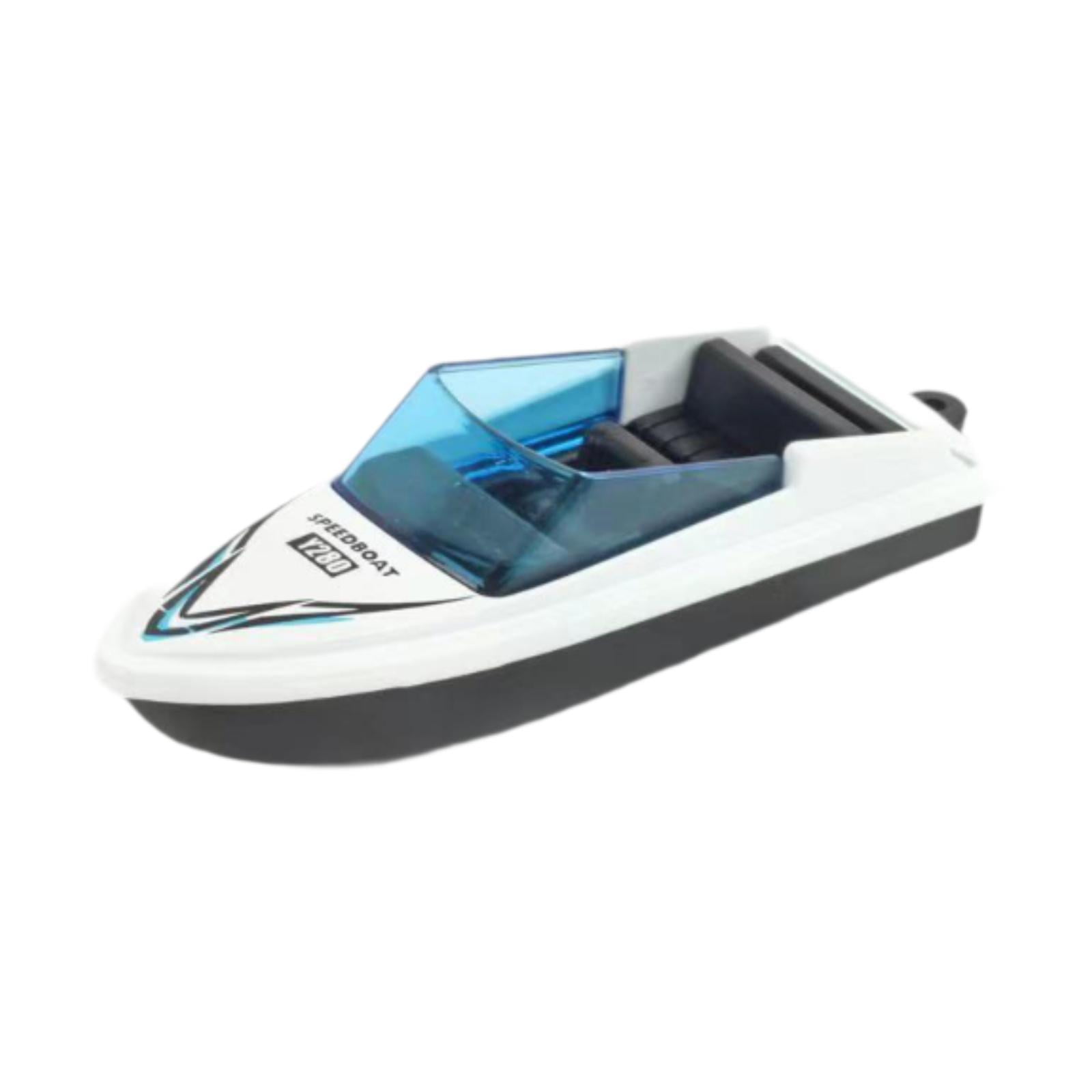 Almencla Motorboat Model Toys Alloy Simulation Speedboat Summer Water ...