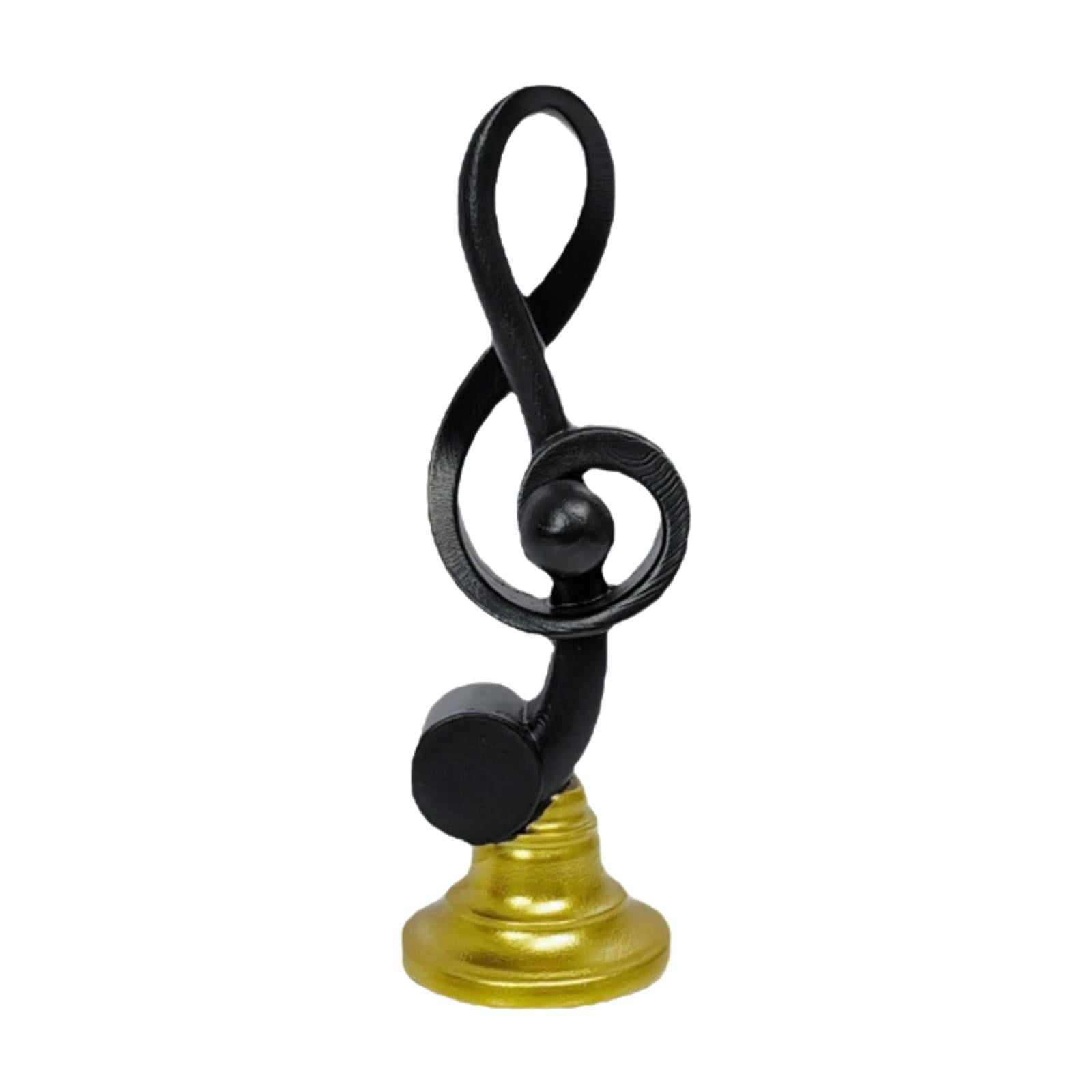 Almencla Music Note Statue Art Crafts Musical Figurine for Fireplace ...