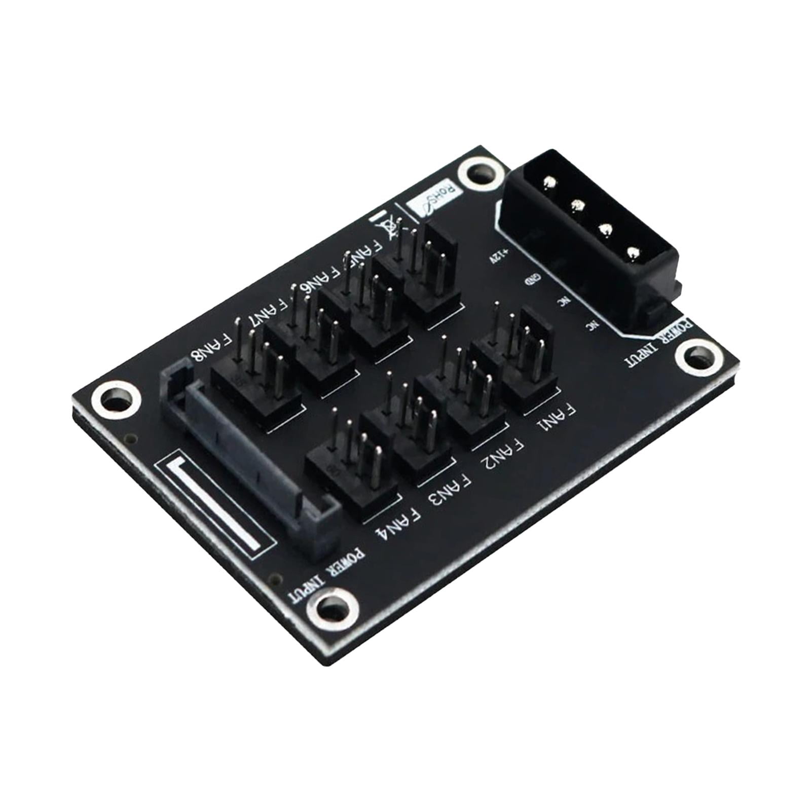 Almencla PC Case Cooling Fans Hub PC Fans Hub Computer Power Socket ...