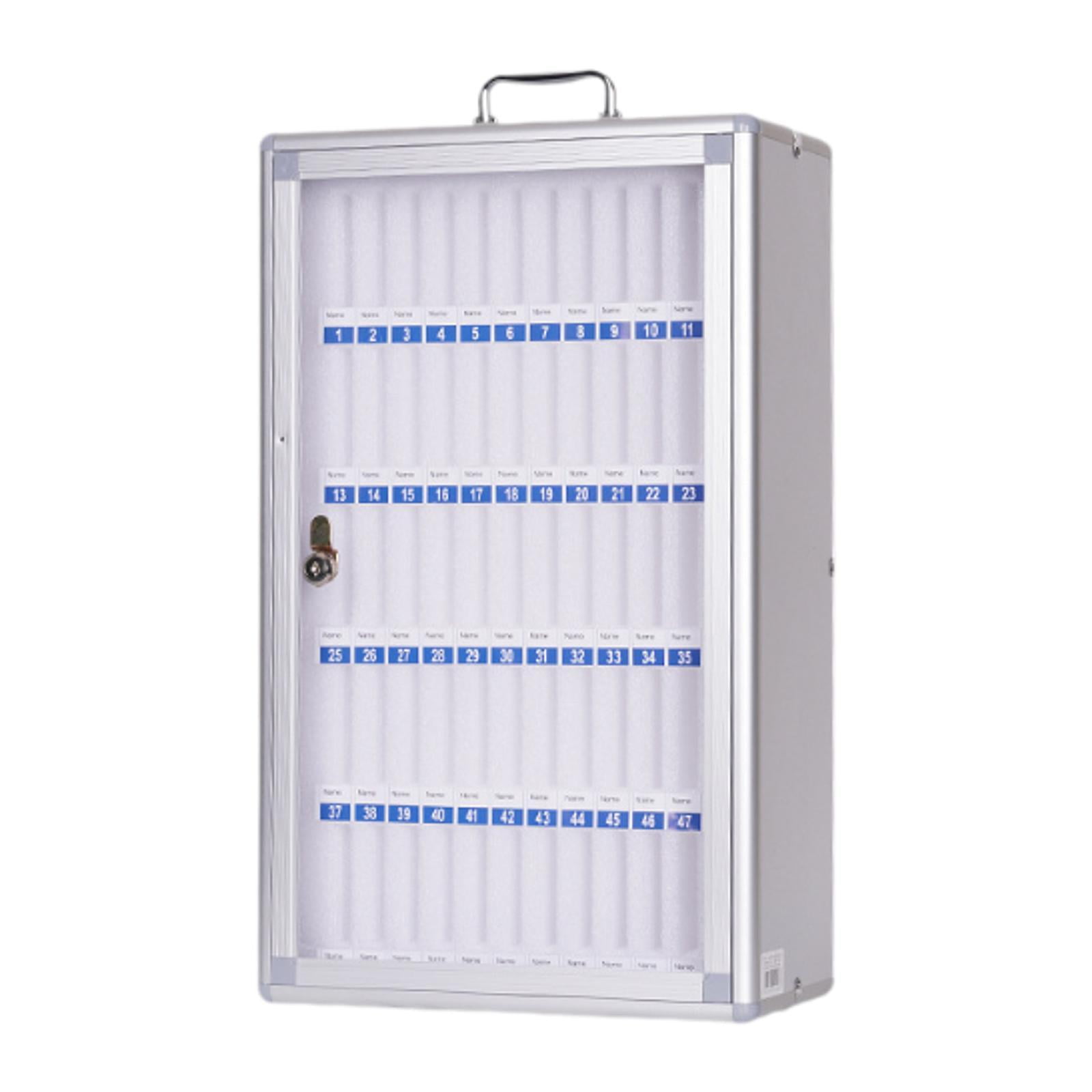 Almencla Phones Storage Cabinet Lock Box Sturdy Wall Mounted Office ...