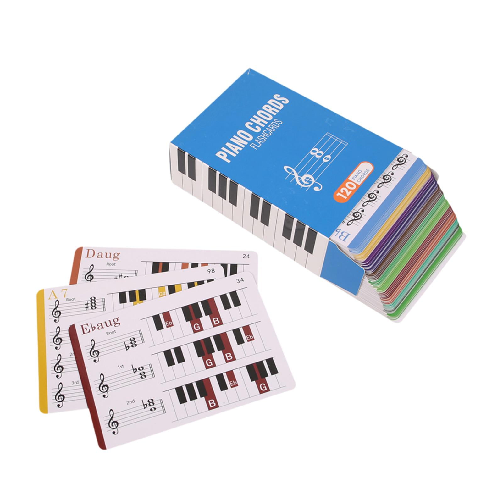 Almencla Piano Flashcard Lightweight Practice Chart Educational Piano ...