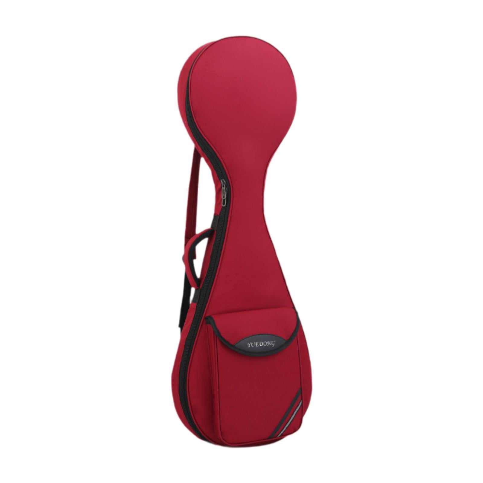 Almencla Pipa Carry Case Banjo Gig Bag Shock Portable Thick Padded ...