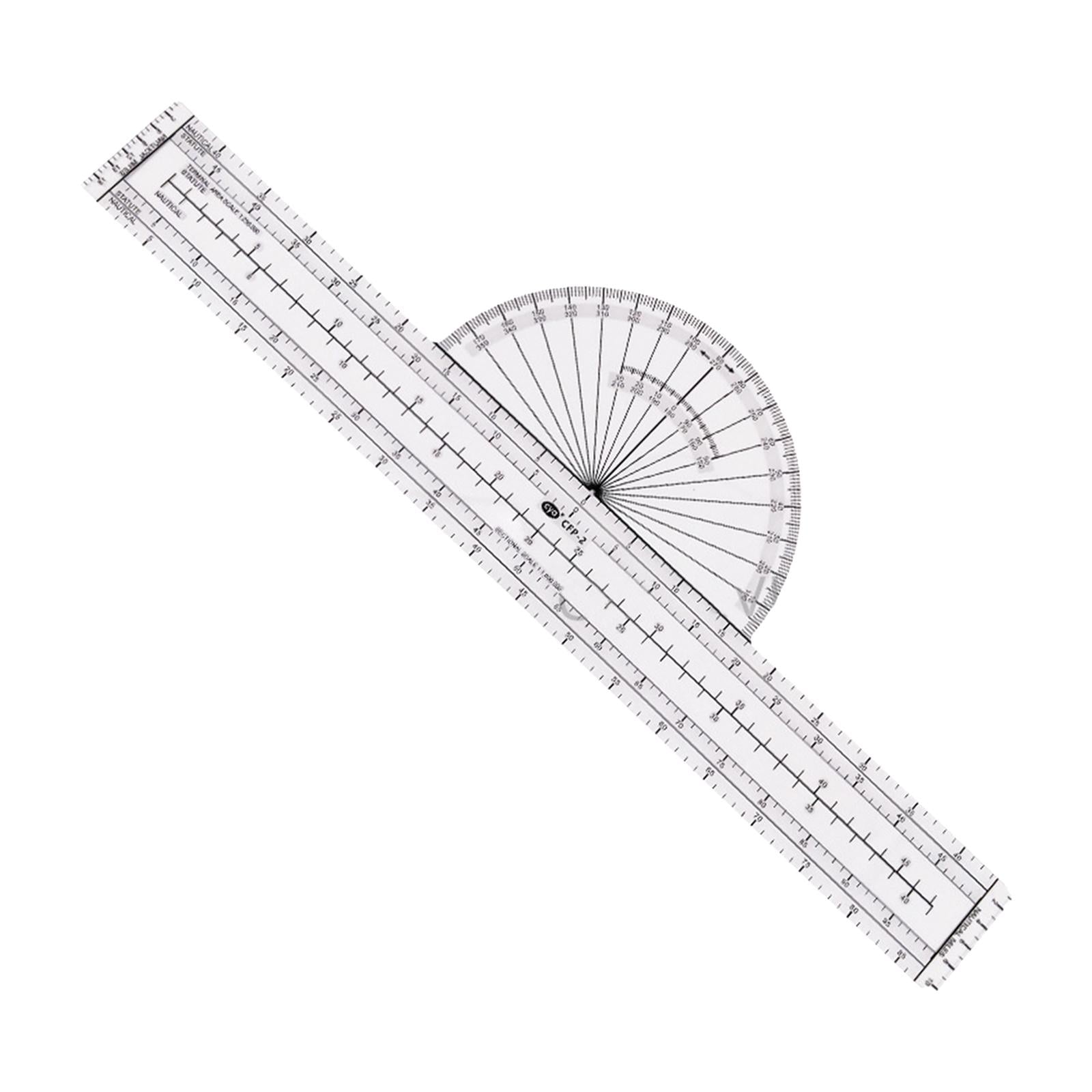 Almencla Plotter Aviation Slide Ruler Azimuth Fixed Multipurpose ...