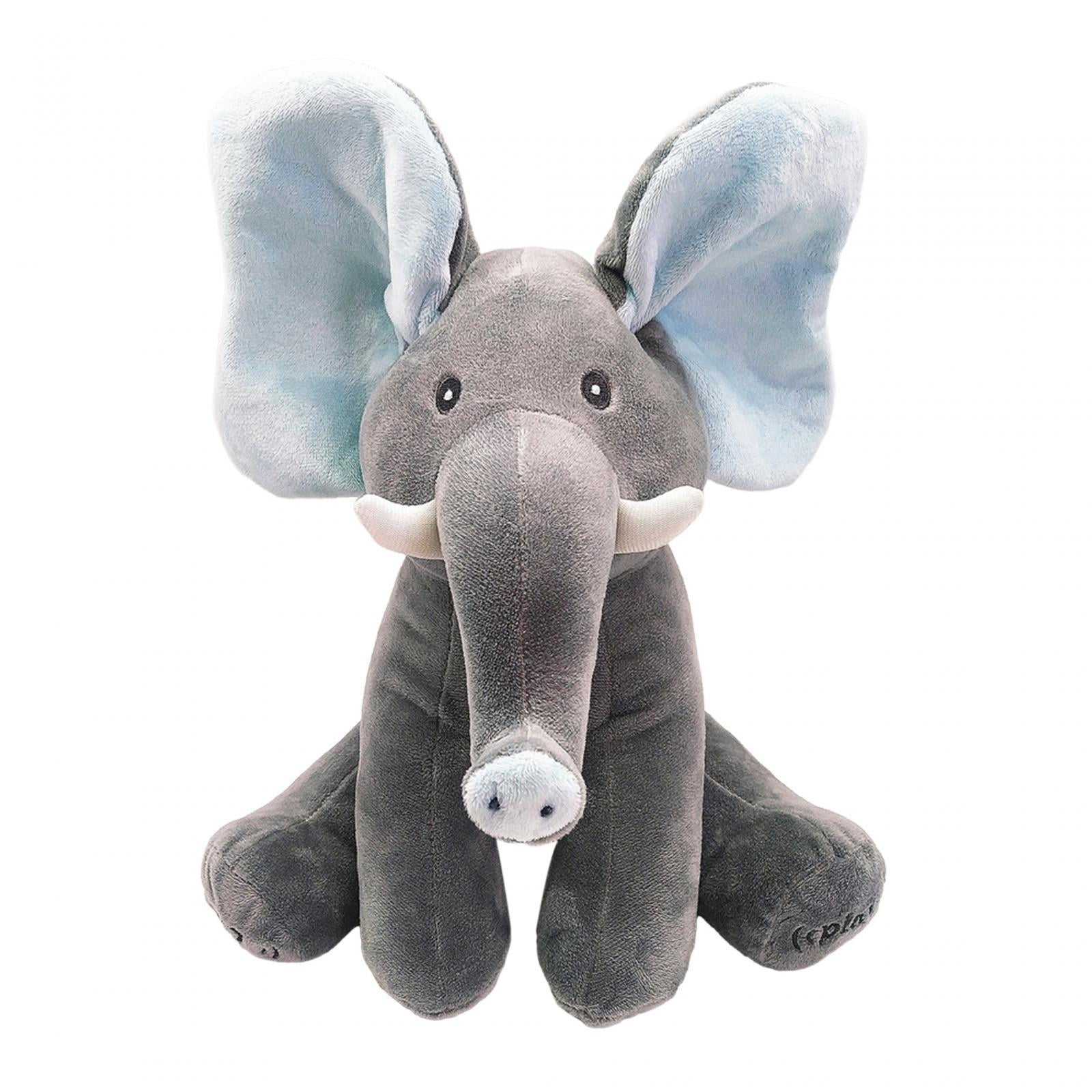 Almencla Plush Baby Musical Toy Animated Elephant Toy Singing Adorable ...