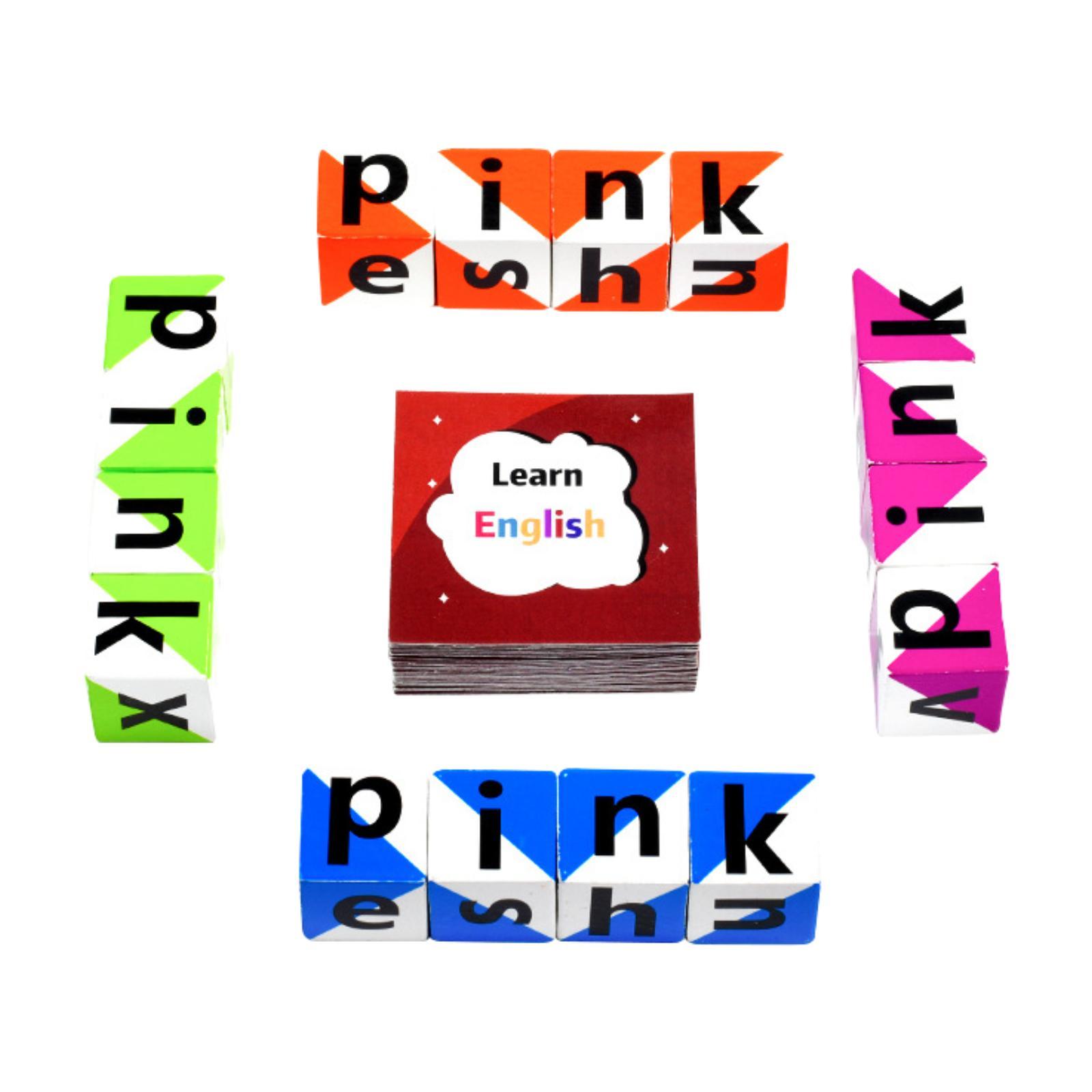 Almencla Preschool Montessori Abc Alphabet Crossword Puzzle, Wooden ...