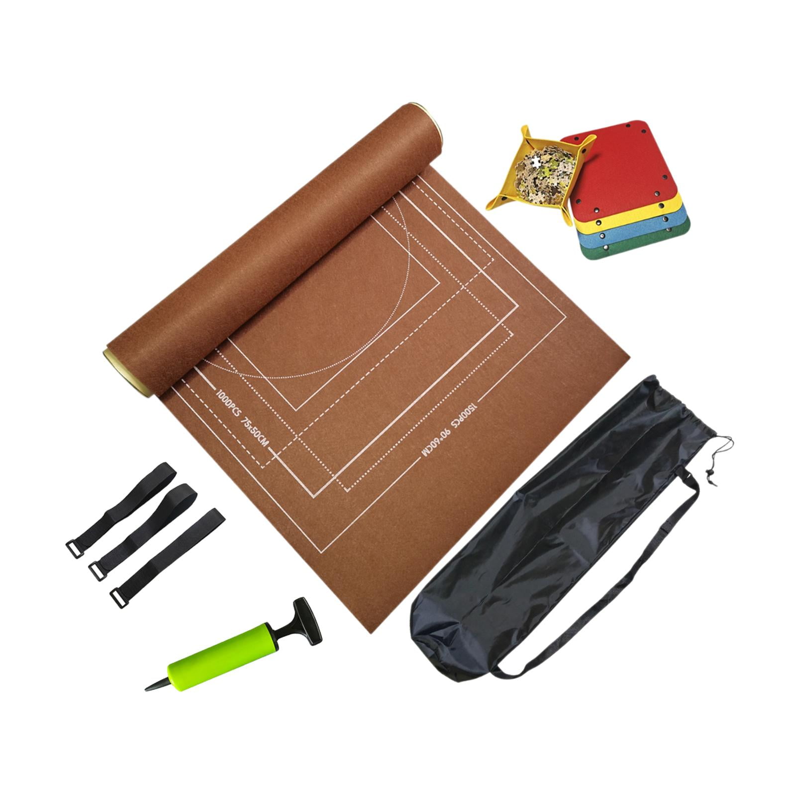 Almencla Puzzle Mat Roll up Puzzle Storage Mat Portable with Auxiliary ...