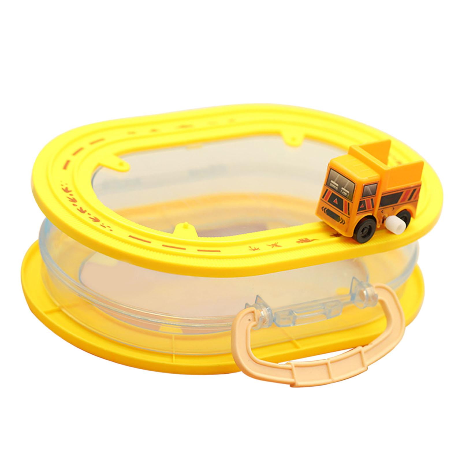 Almencla Rail Car Storage Box, Wind up Car Toy, Small Toy Organizer ...
