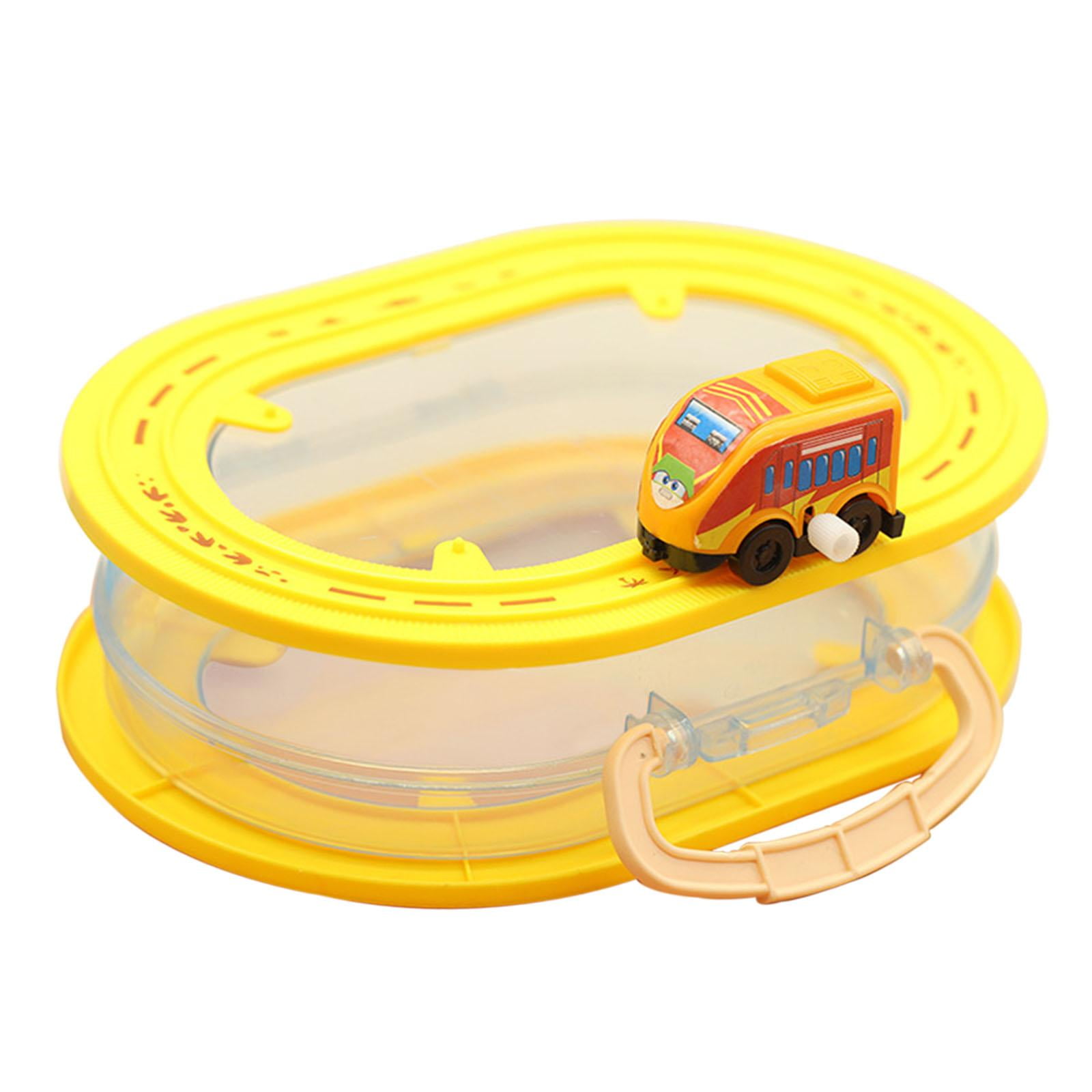 Almencla Rail Car Storage Box, Wind up Car Toy, Small Toy Organizer ...