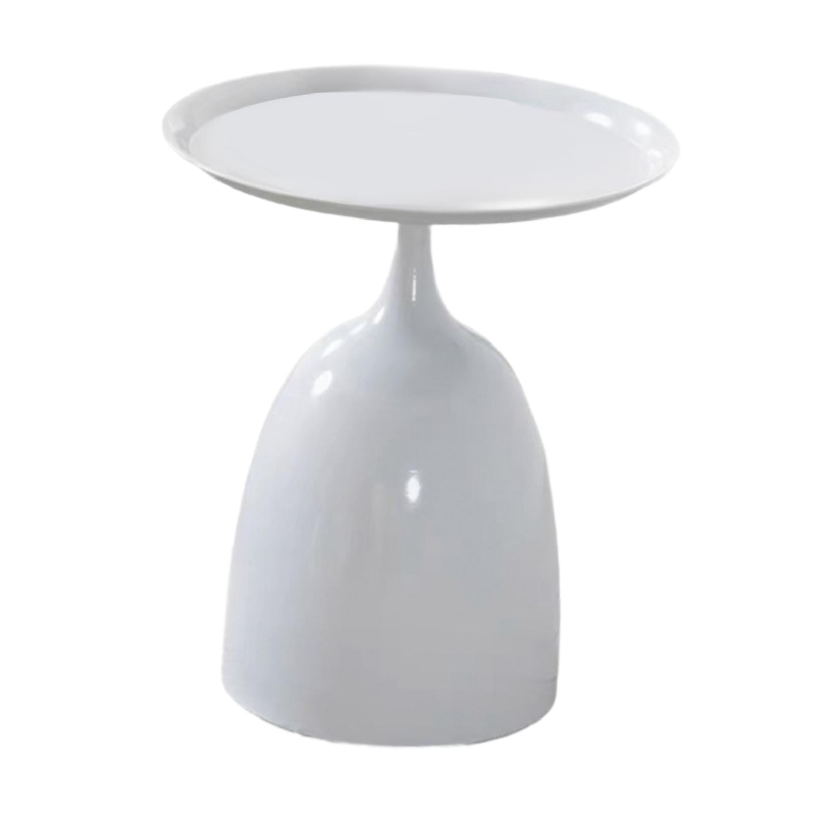 Almencla Round End Side Table Cute Coffee Table for Indoor Outdoor ...