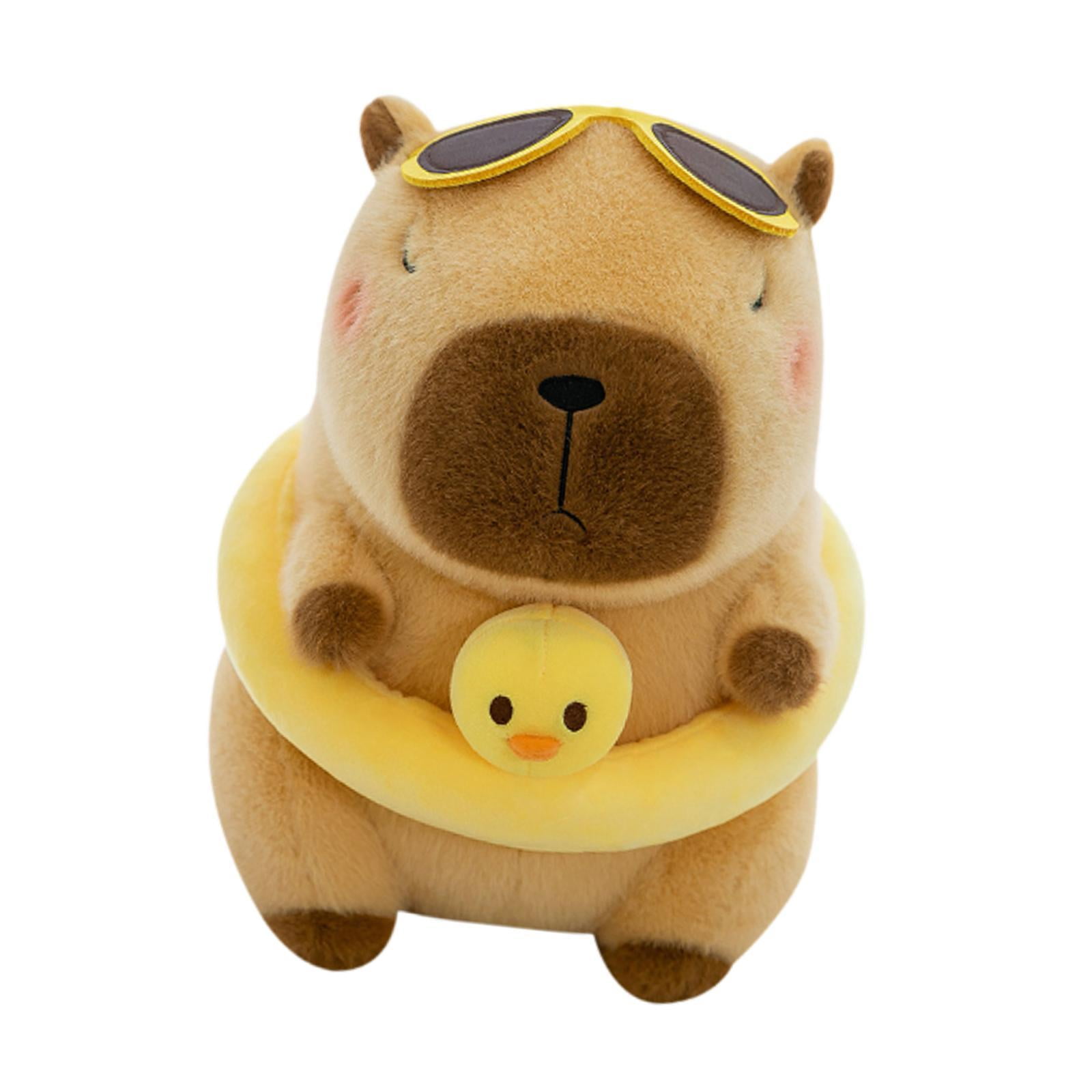 Almencla Soft Capybara Plush Toy Simulation Cute Plush Capybara Doll ...