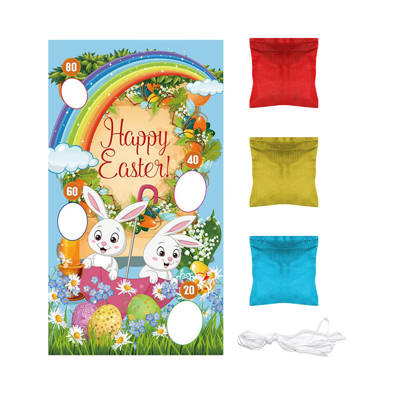 Almencla Toss Game Banner Backdrop Carnival Activity Photo Props Party ...