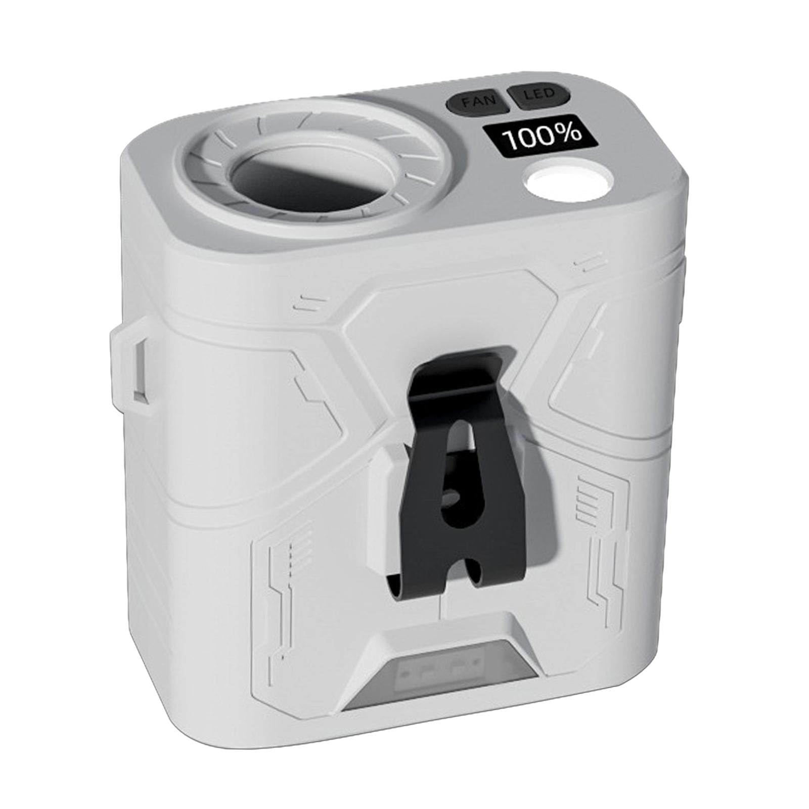 Almencla Waist Clip Fan USB Rechargeable Portable Adjustable Strong ...