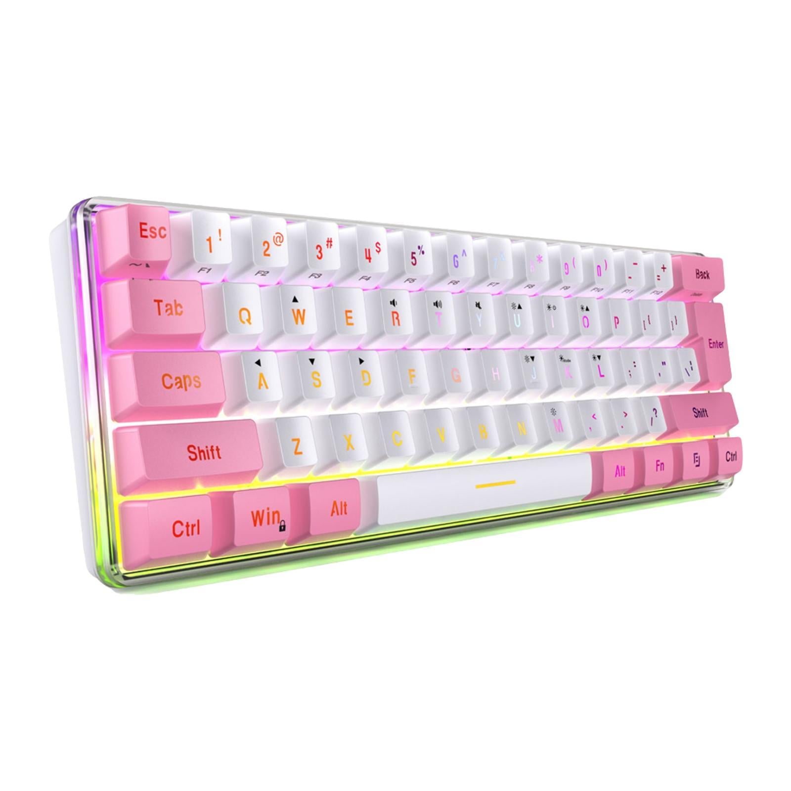 Almencla Wired Gaming Keyboard RGB Backlit, Wear Resistant Fast ...