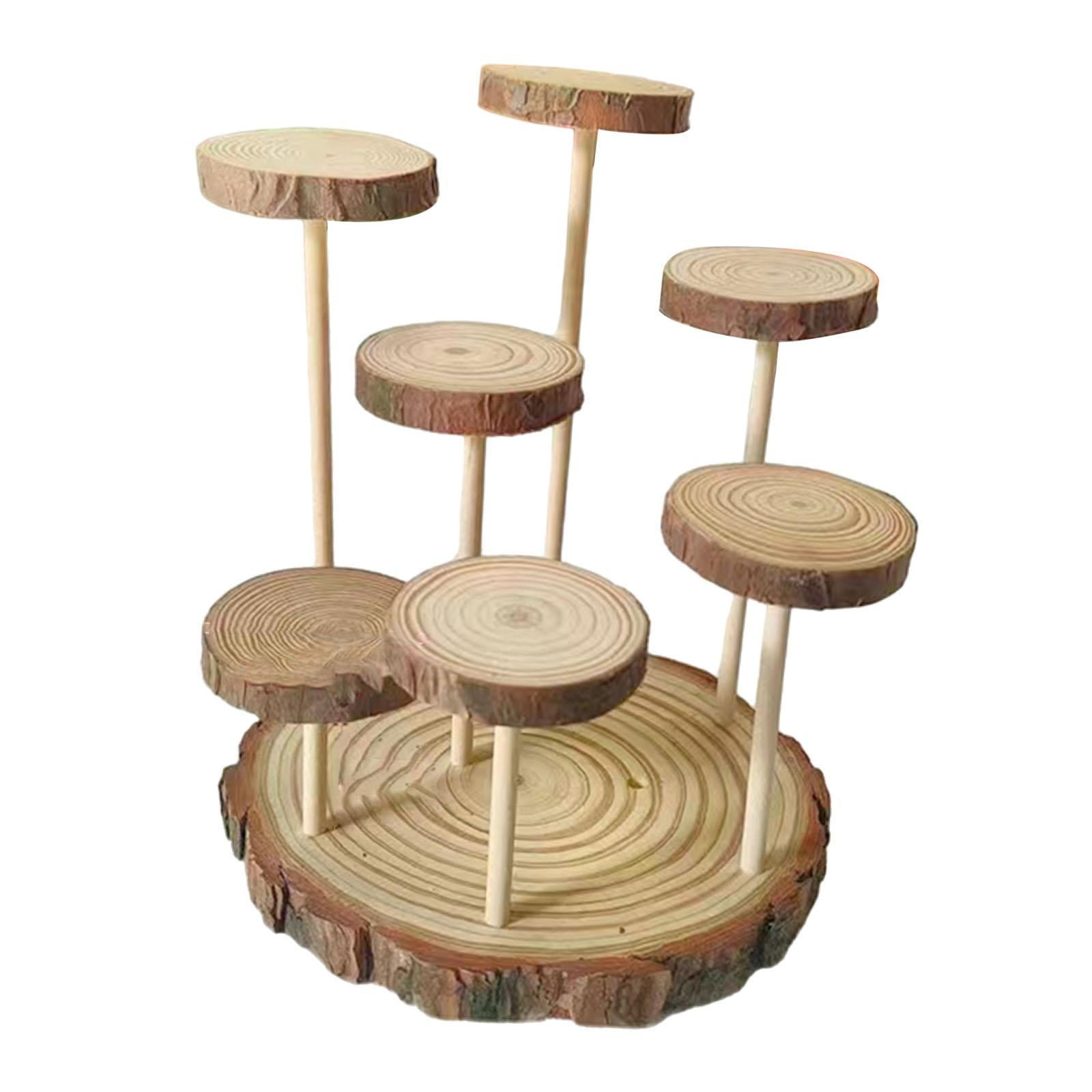 Almencla Wood Display Riser Perfume Display Shelves Organizer ...