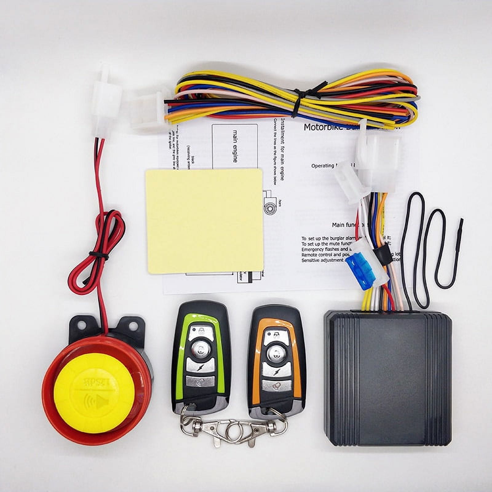 Almighty 12v Universal Motorcycle Anti-theft Device Motorcycle Alarm ...