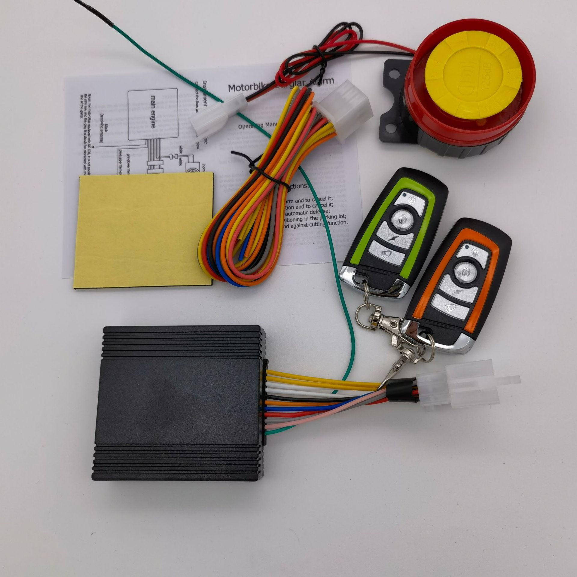 Almighty 12v Universal Motorcycle Anti-theft Device Motorcycle Alarm ...