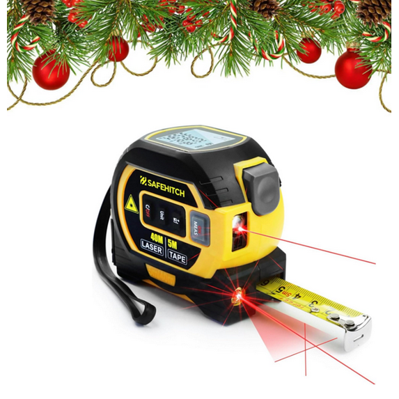 Almighty Ruler 3-in-1 Digital Measuring Tape - LCD Backlight, 135/196Ft ...