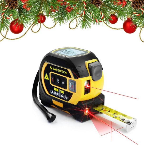Almighty Ruler, 3-in-1 Infrared Laser Tape Measuring, The Almighty ...