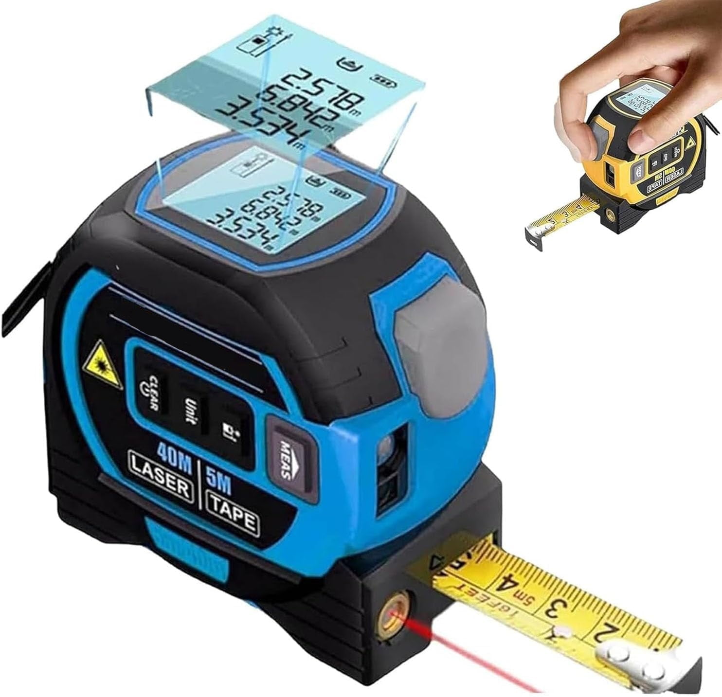 Almighty Ruler,3-in-1 Infrared Laser Tape Measuring,The Almighty Ruler ...