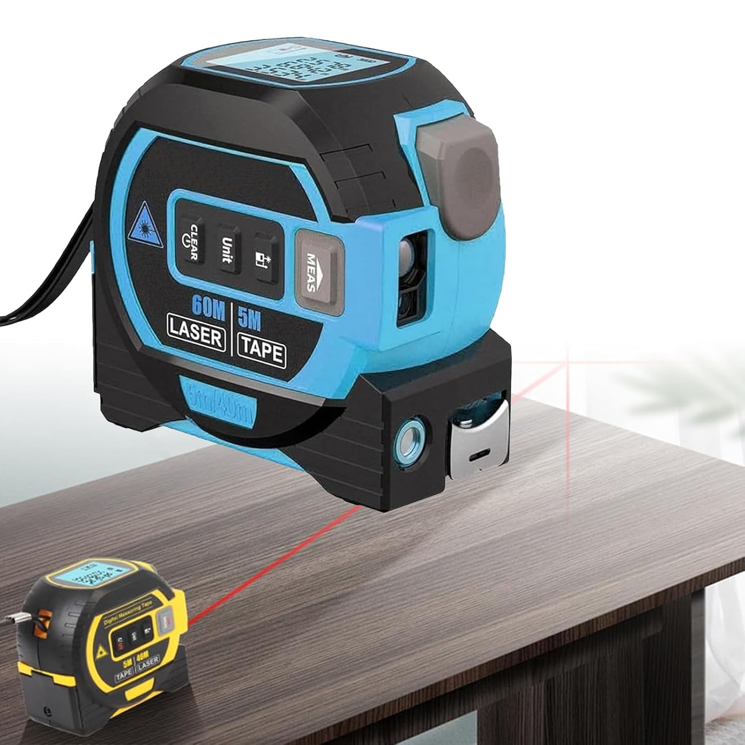 Almighty Ruler - The Almighty Ruler 3-in-1 Laser Measuring Tape, The ...