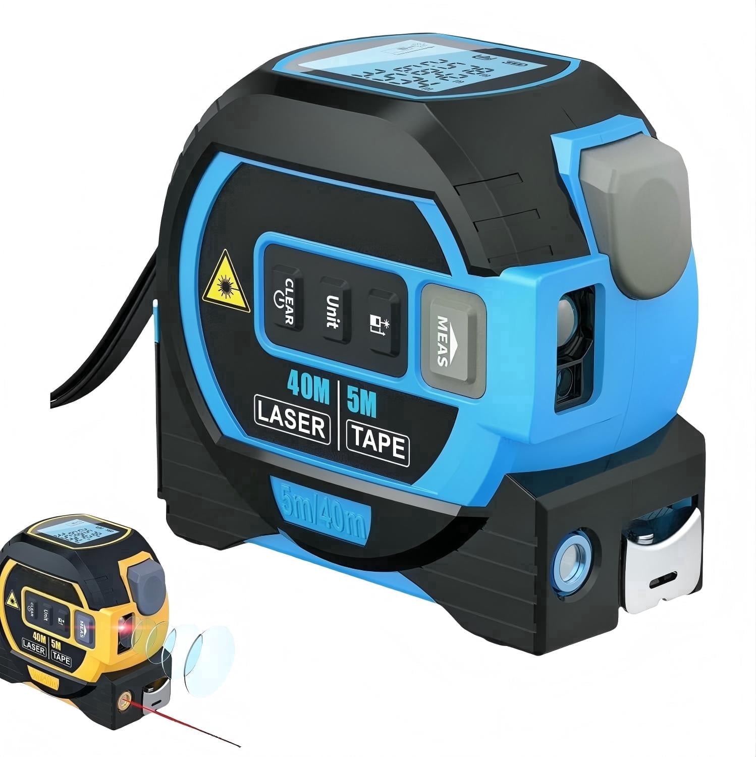 Multifunctional Tools Tape Measure, 2026 New 3-in-1 Rangefinder with ...