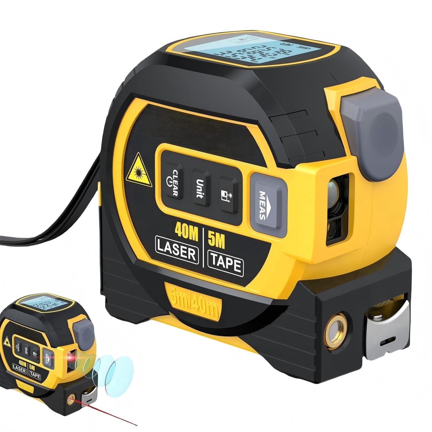 Multifunctional Tools Tape Measure, 2026 New 3-in-1 Rangefinder with ...