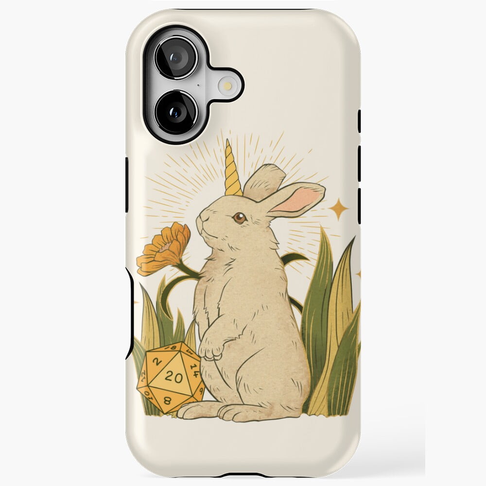 Almiraj DND Cute Rabbit Dice Art Universal Phone Case for iPhone 11–17 ...