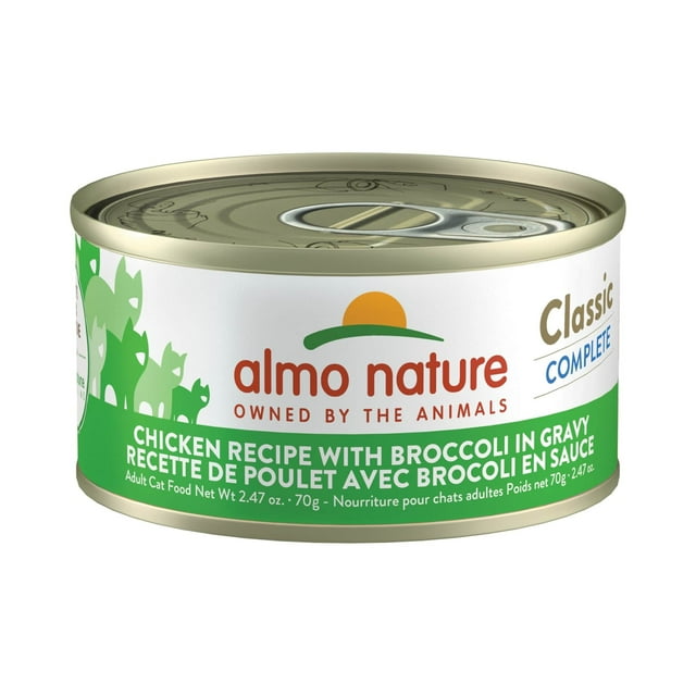 Almo Nature: Classic Complete Cat 12 Pack: Chicken Recipe With Broccoli ...