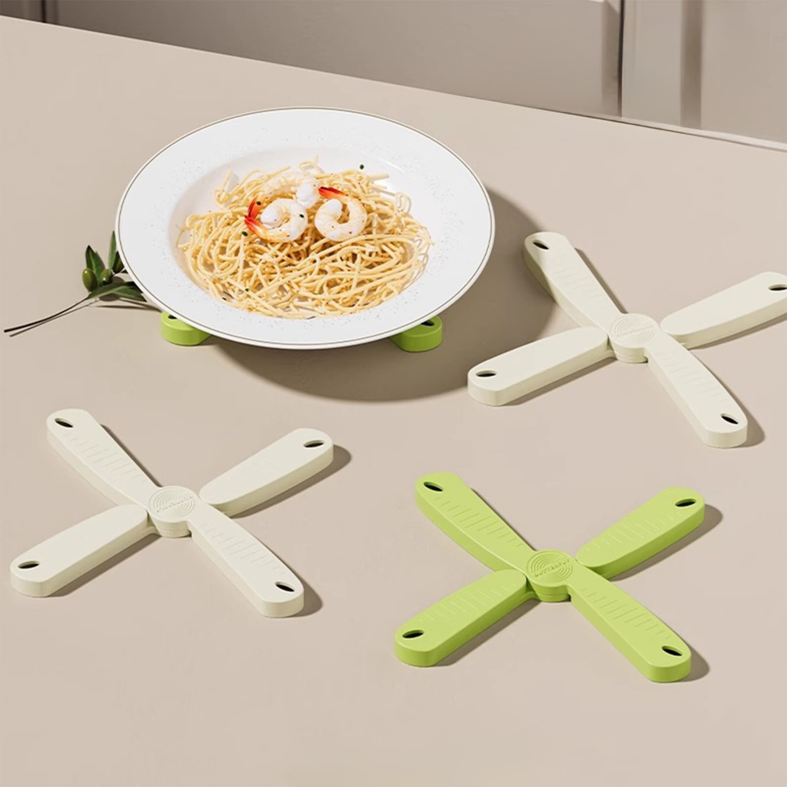 Almohadilla de aislamiento plegable de silicona, tapete de mesa ...