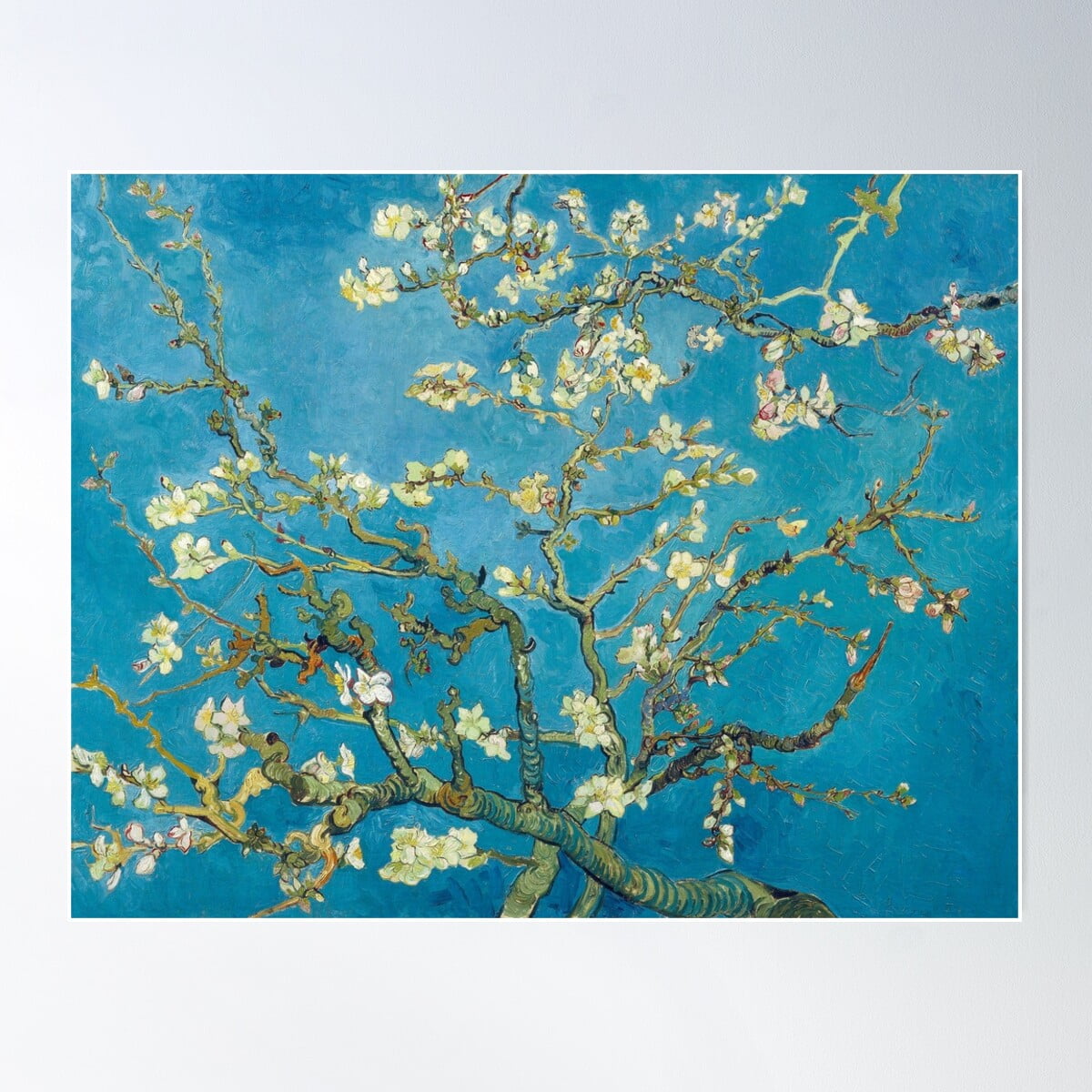 Almond Blossoms - Vincent Van Gogh Poster Wall Art, Modern Wall Decor ...
