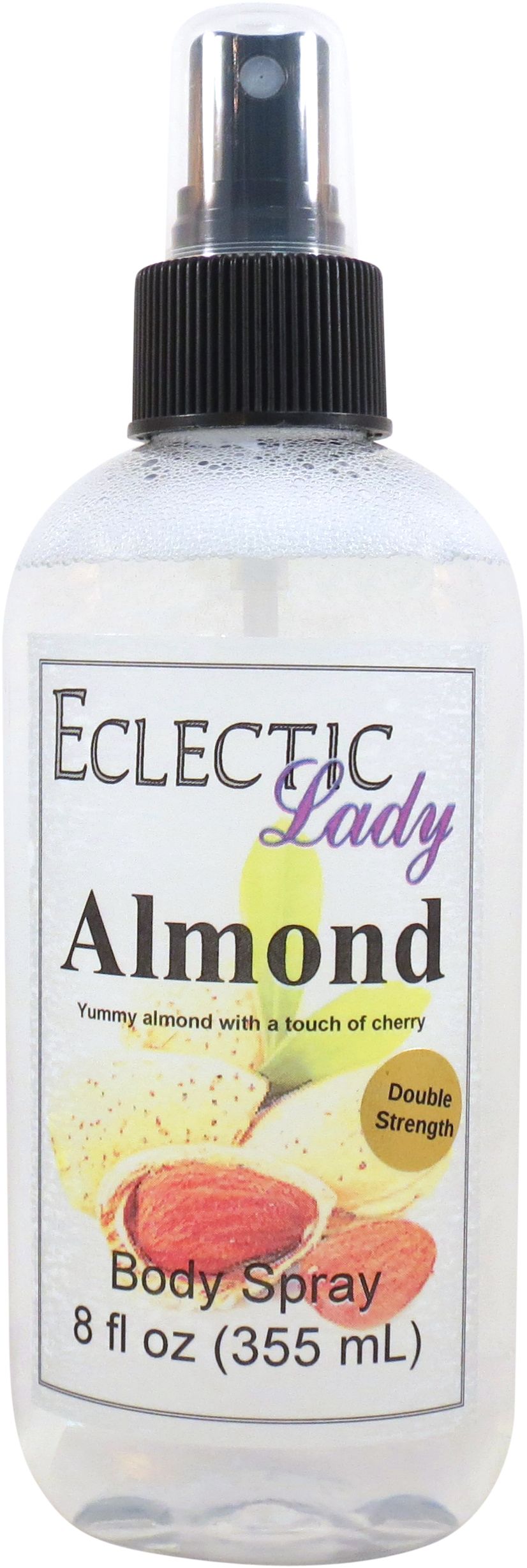 Almond Body Spray, Eclectic Lady, Hydrating Mist, Unisex (Double ...