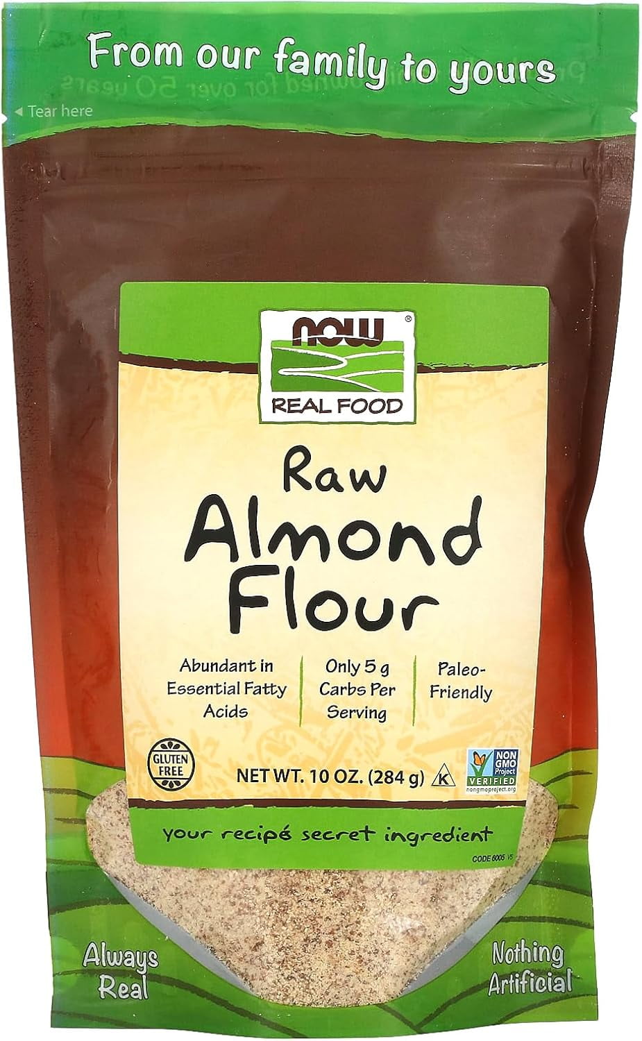 Almond Flour with Essential Fatty Acids, 5 g Carbs per Serving, 10 ...