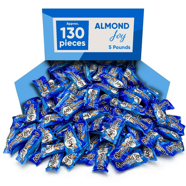 Almond Joy Bars 5LB Bulk Milk Chocolate Coconut Filled Snack Size ...