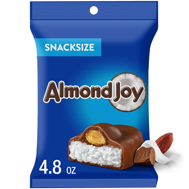 Almond Joy Coconut and Almond Chocolate Candy, Bag 4.8 oz - Walmart.com
