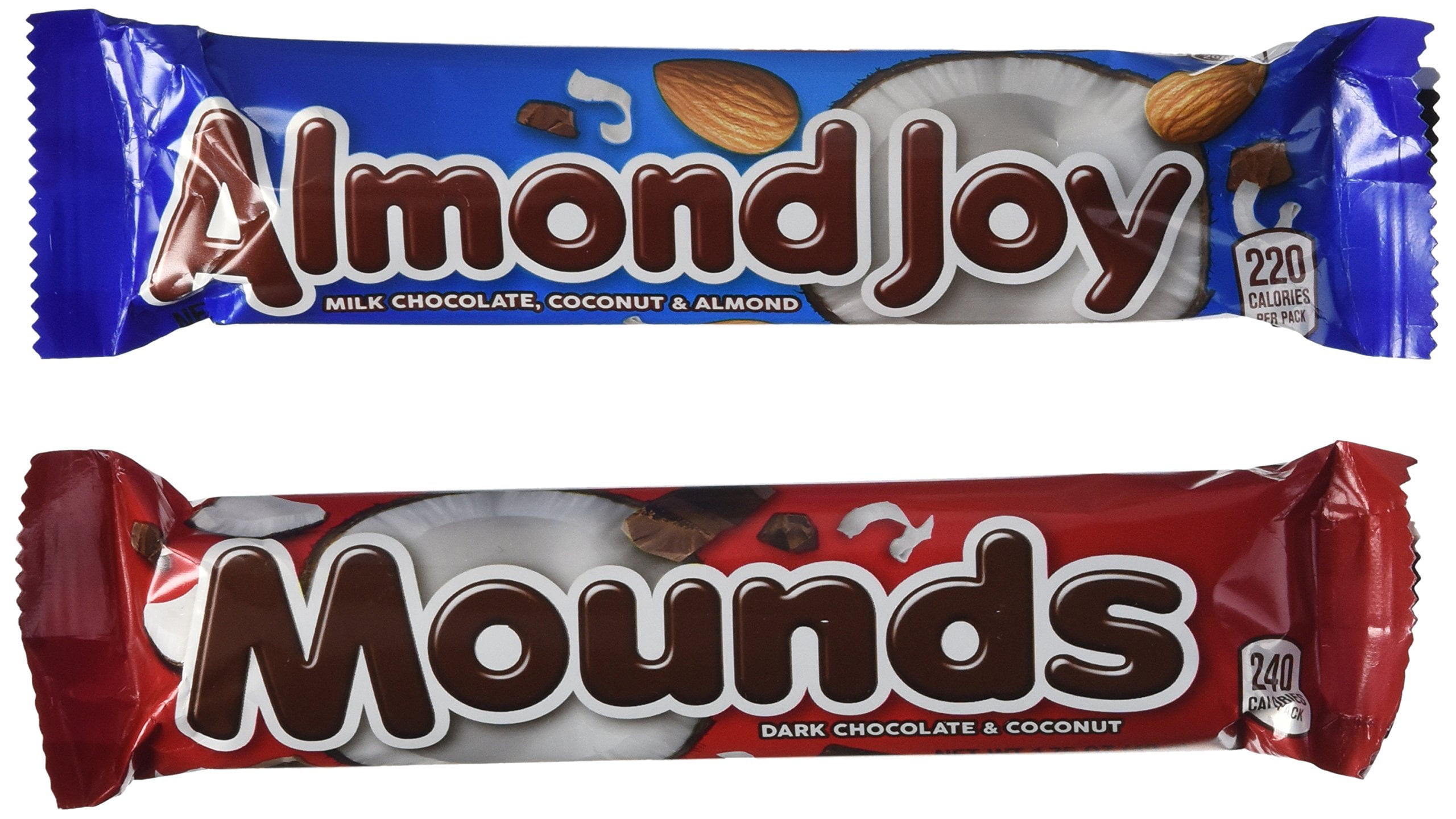 Almond Joy, Mounds 24 Bar Candy Variety Pack - Coconut, 8.3 Ounce ...