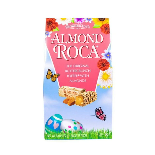 Almond Roca Easter Buttercrunch Toffee with Almonds Bag - 6.8oz ...