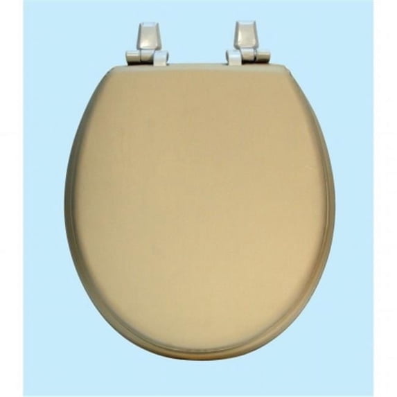 Almond Soft Vinyl Toilet Seat - Walmart.com