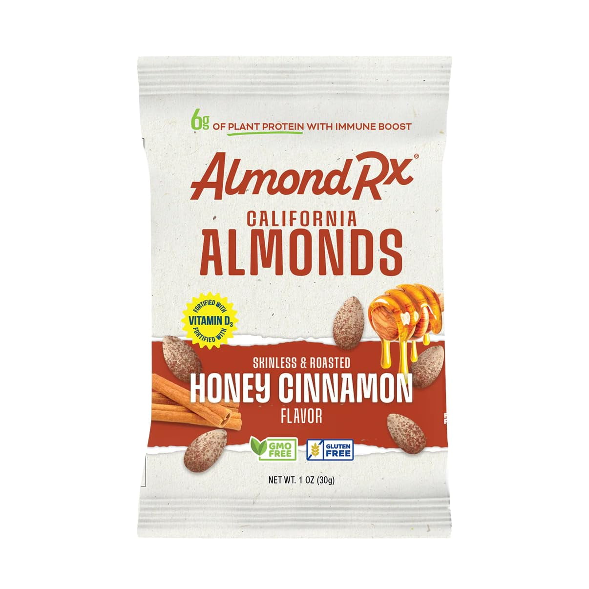 AlmondRx | Heart Healthy Skinless HYZ01 Lightly Salted California Almond Snack Packs | Fortified ...