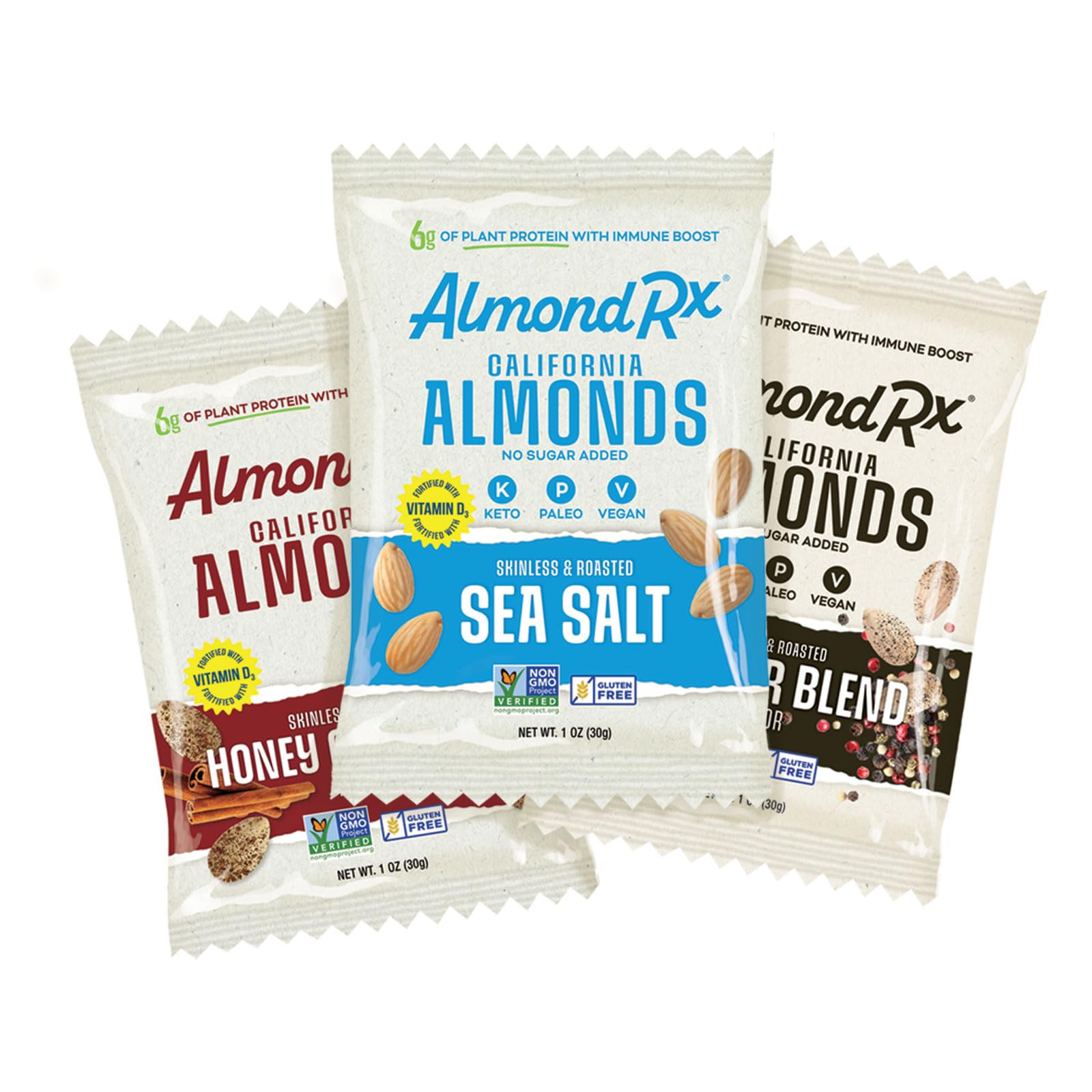 AlmondRx | Heart Healthy Skinless Lightly Salted California Almond ...