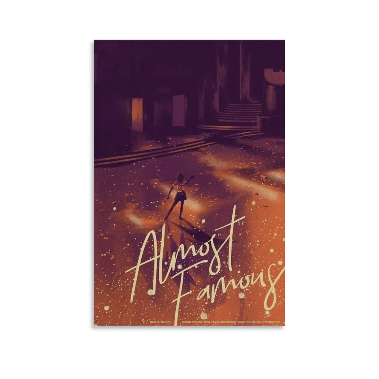 Almost Famous Movie Poster Posters Wall Art Painting Canvas Gift Living ...