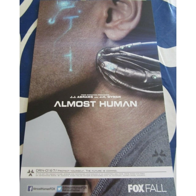 Almost Human 2013 Comic-Con 11x17 promo poster Minka Kelly Karl Urban - Walmart.com