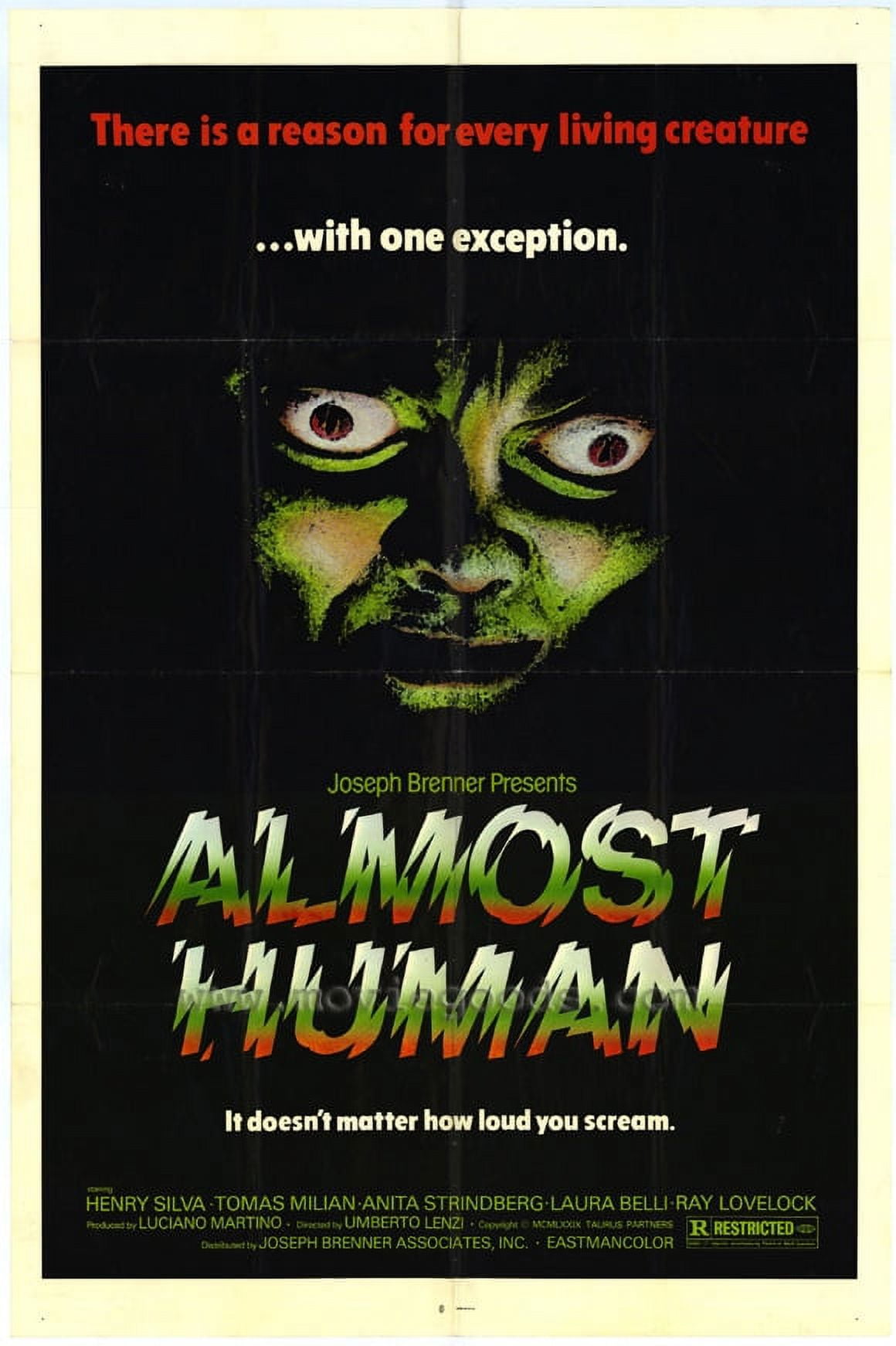 Almost Human - movie POSTER (Style A) (11" x 17") (1977) - Walmart.com
