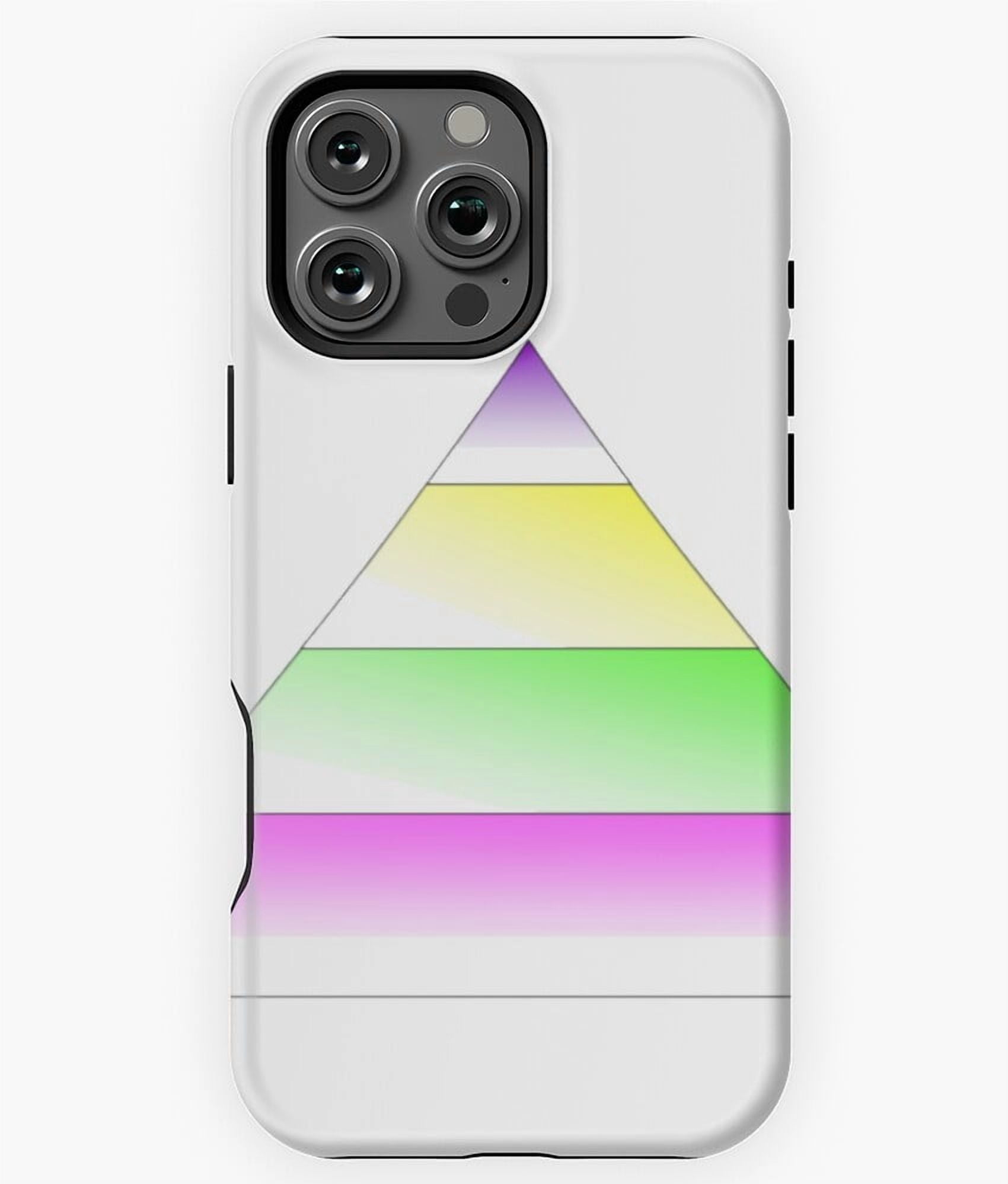 Almost Triangle Funny Geometric Art M4046 Phone Case for iPhone 17 16 ...