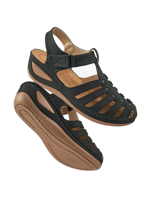 Womens Closed Toe Sandals in Womens Sandals - Walmart.com