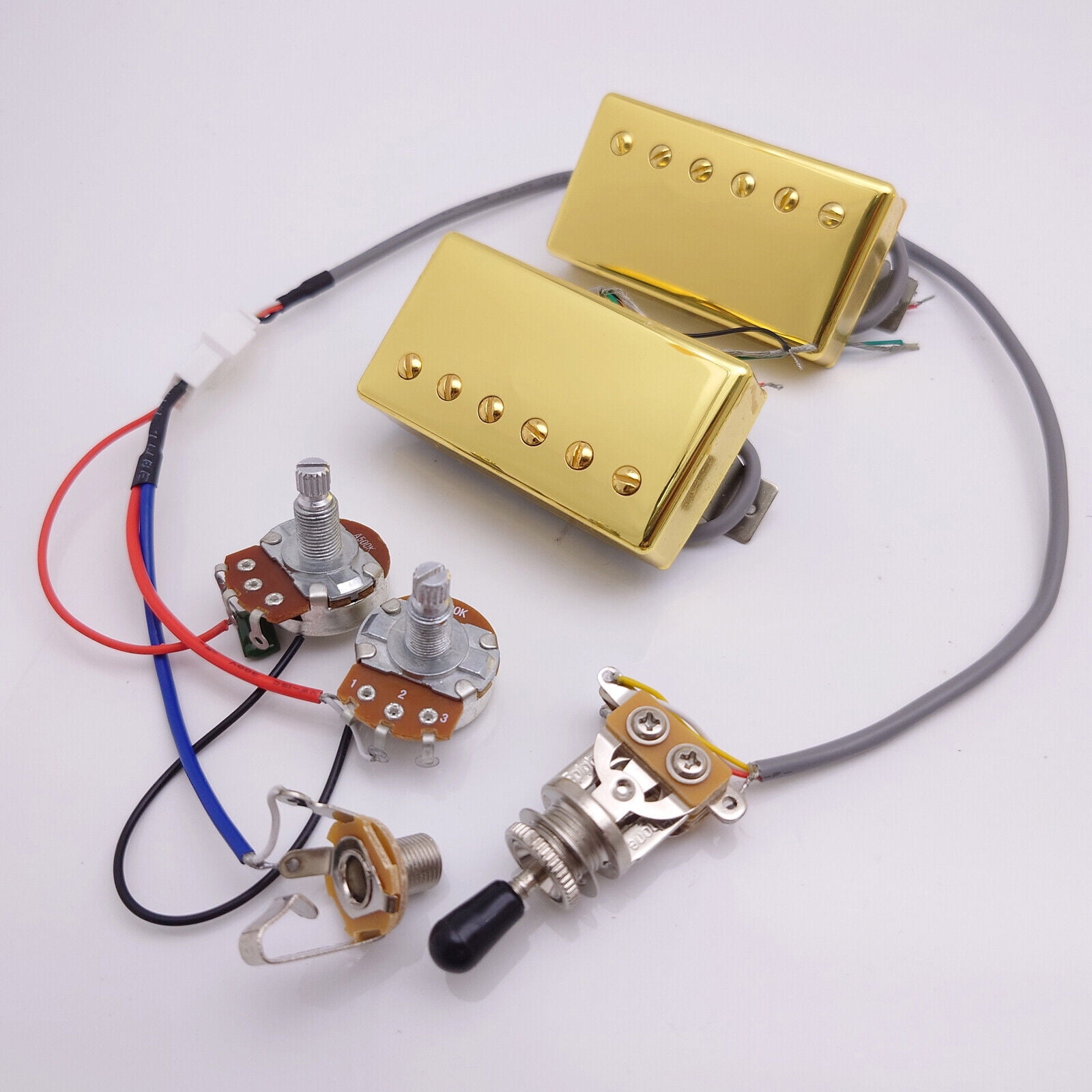 Alnico 2 Guitar Humbucker Pickup Gold BB1&BB2 Series PAF N/B with ...