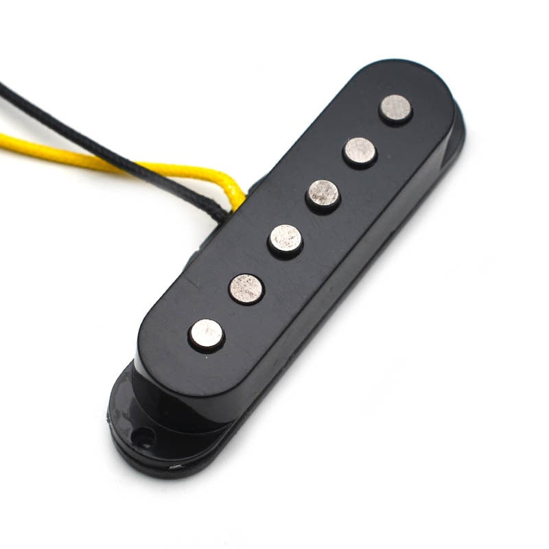 Alnico 5 Single Coil Staggered Top Fiber Bobbin Pickup Electric Guitar ...