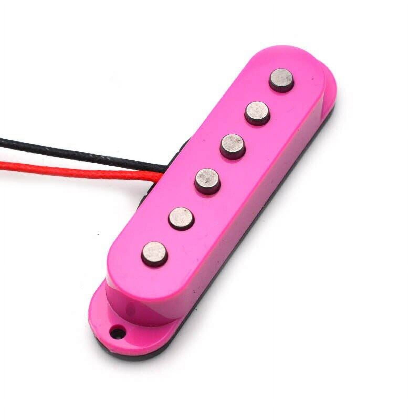 Alnico 5 Single Coil Staggered Top Fiber Bobbin Pickup Electric Guitar ...