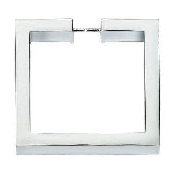 Alno A2671-3 Convertibles 3" Flat Square Solid Brass Cabinet Ring Pull ...