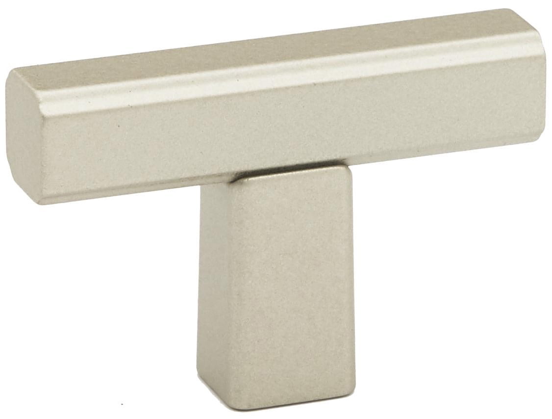 Alno A2805 Quadrato 1-3/4" Smooth Square T Bar Cabinet Knob / Drawer ...